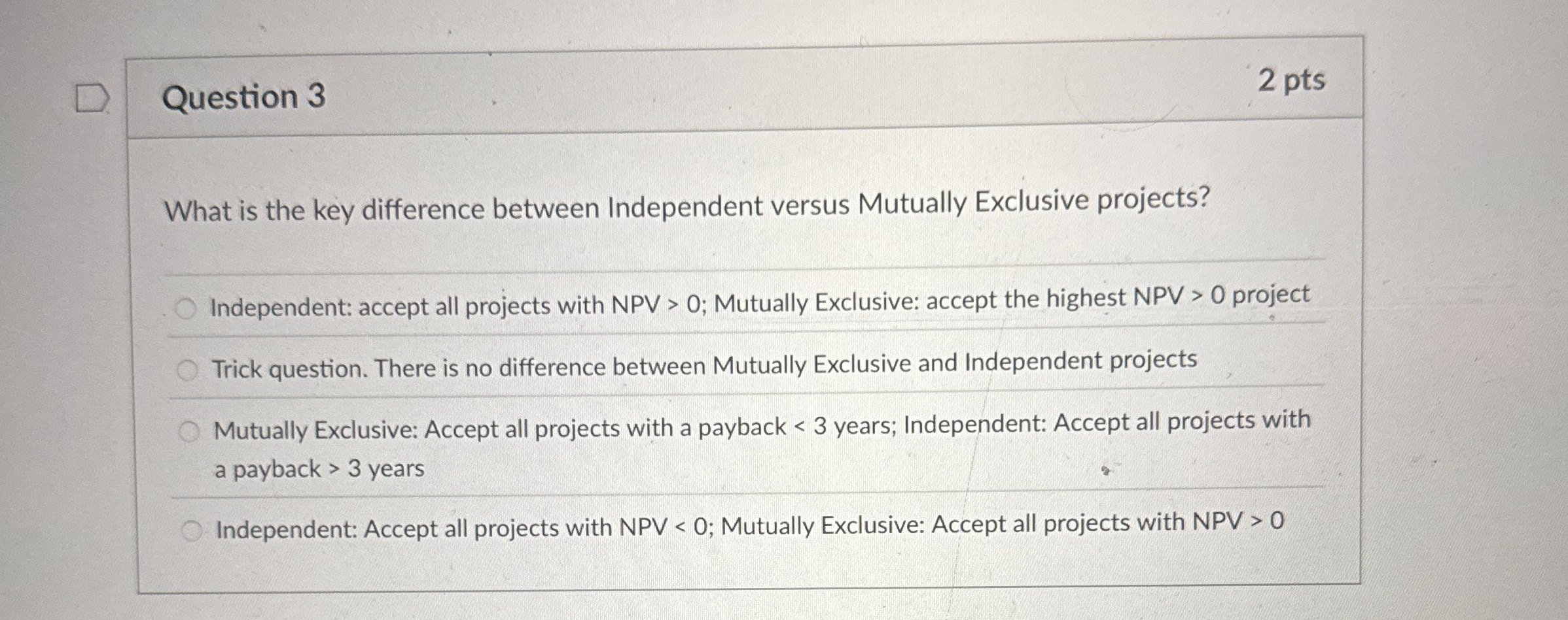 Solved Question 32 ﻿ptsWhat is the key difference between | Chegg.com