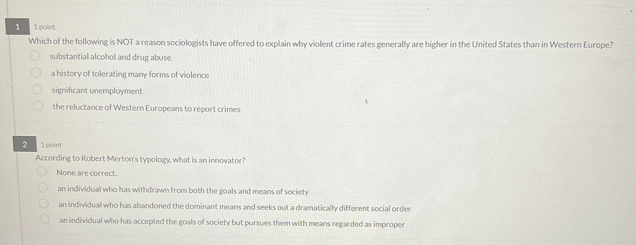 Solved 11 ﻿pointWhich of the following is NOT a reason | Chegg.com