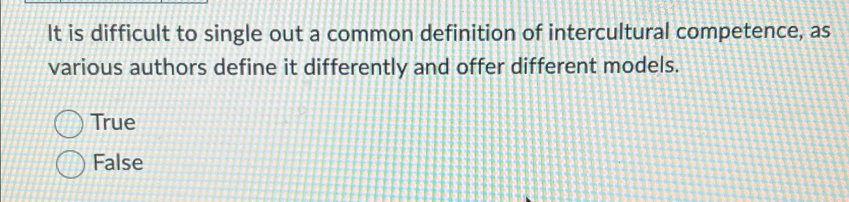 Solved It is difficult to single out a common definition of | Chegg.com