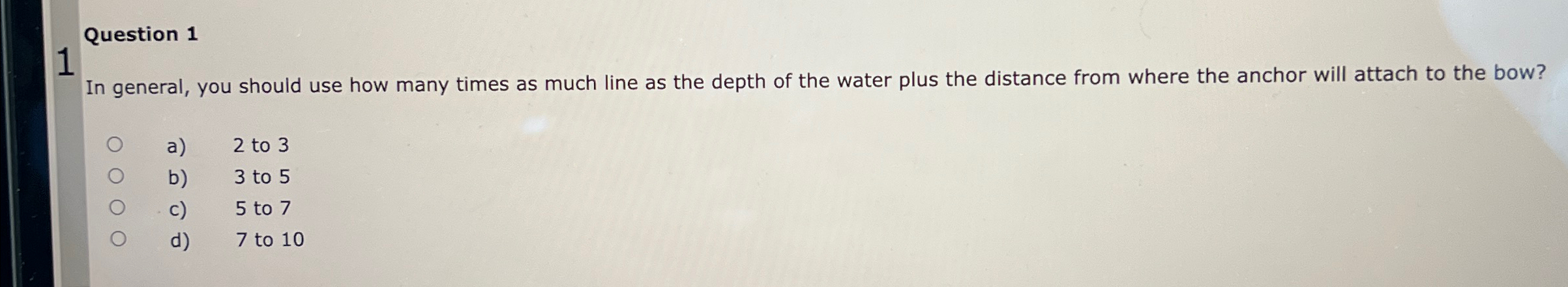 Solved Question 1In general, you should use how many times | Chegg.com