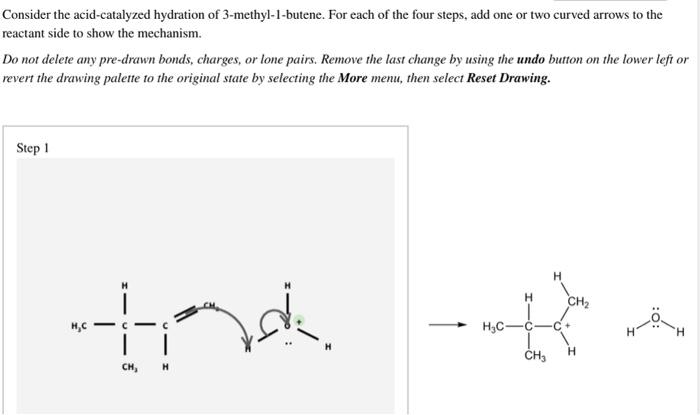 Solved Consider the acid-catalyzed hydration of | Chegg.com