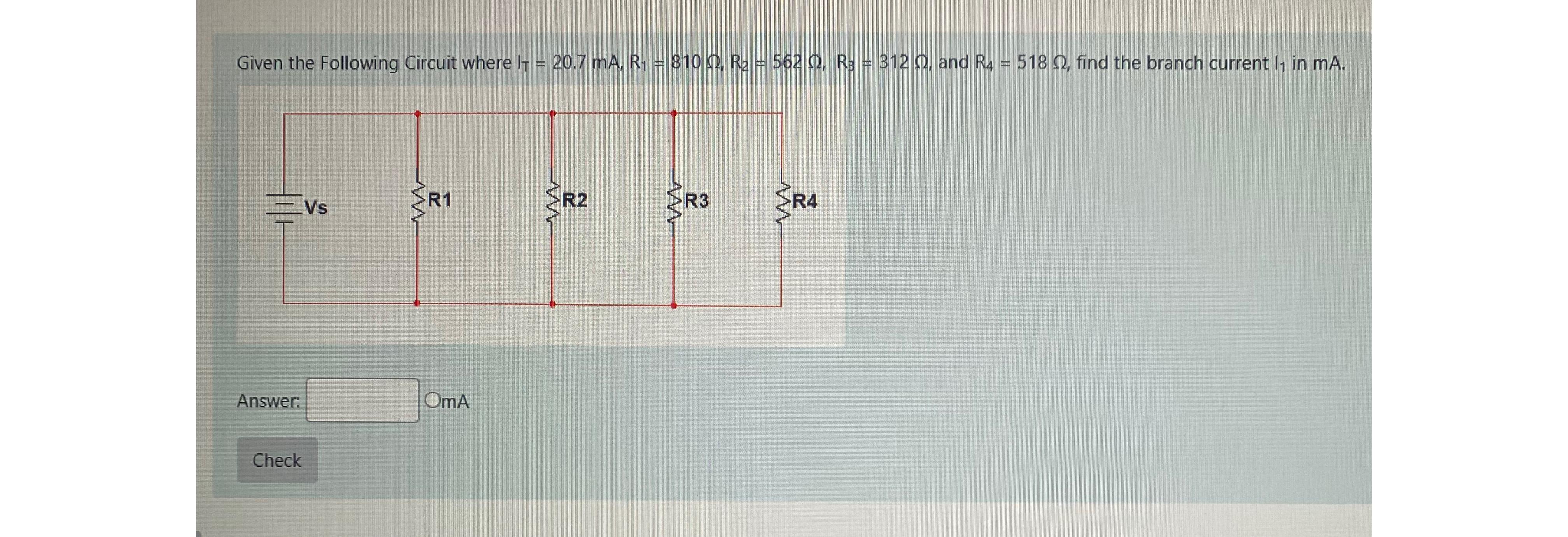 Solved Given the Following Circuit where | Chegg.com