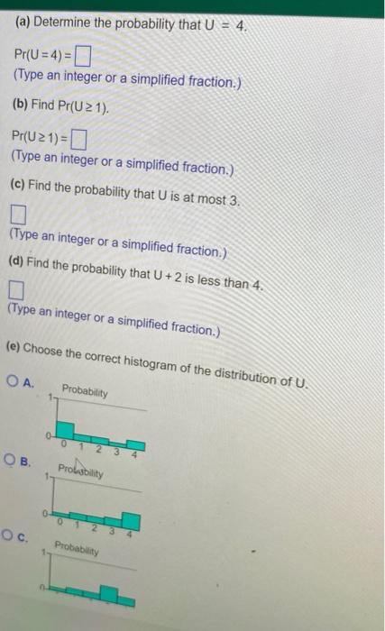 Solved Here is the probability distribution of the random | Chegg.com