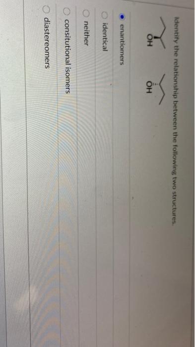 Solved Identify the relationship between the following two | Chegg.com
