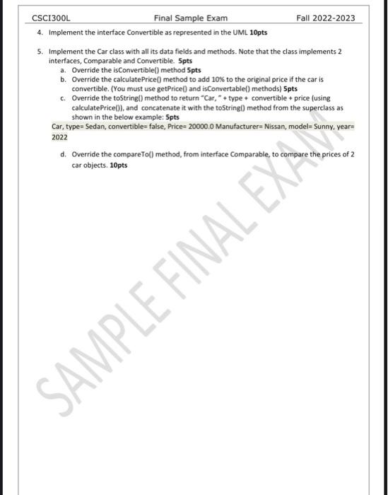 [Solved]: code using java 1. Implement Vehicie class w