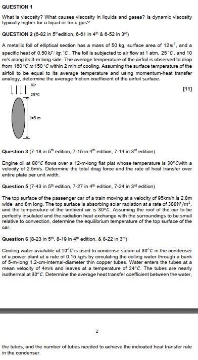 Solved QUESTION 1What is viscosity? What causes viscosity in | Chegg.com