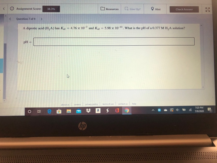Assignment Score: 38.3% Resources [ Give Up? Hint | Chegg.com