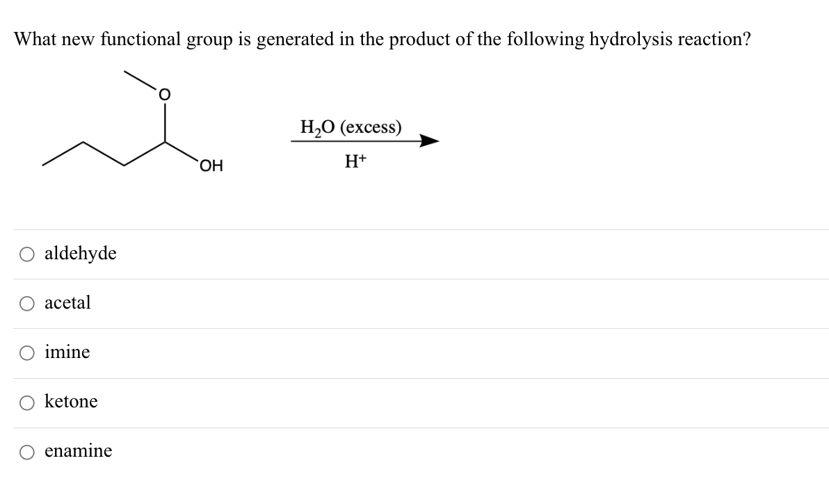 Solved What new functional group is generated in the product | Chegg.com