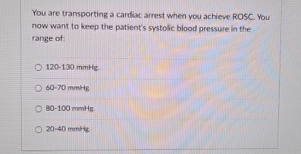 Solved You are transporting a cardiac arrest when you | Chegg.com