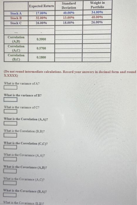 [Solved]: (Do not round intermediate calculations. Record y