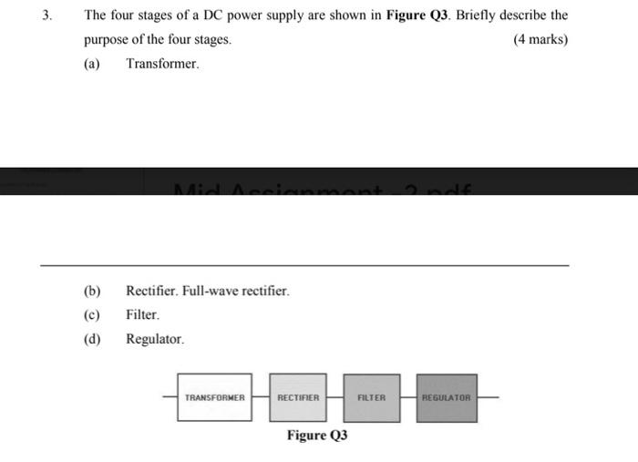 Solved For the circuit shown in Figure Q4, assume the | Chegg.com