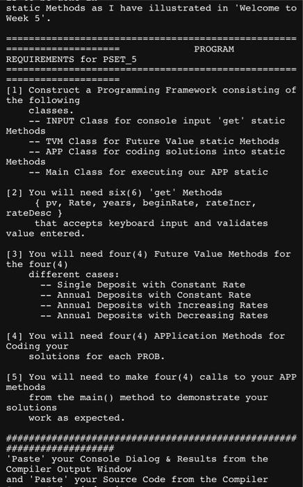 Solved Pset 5 Description For Java Programming Set 5