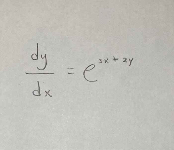 Solved Solve the following separable differential equations. | Chegg.com Solved Solve the following separable differential equations. | Chegg.com