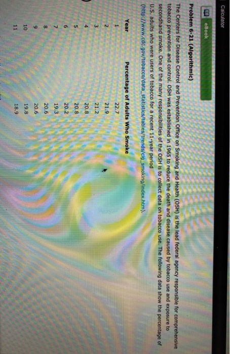 Solved Calculator eBook Problem 6-21 (Algorithmic) The | Chegg.com