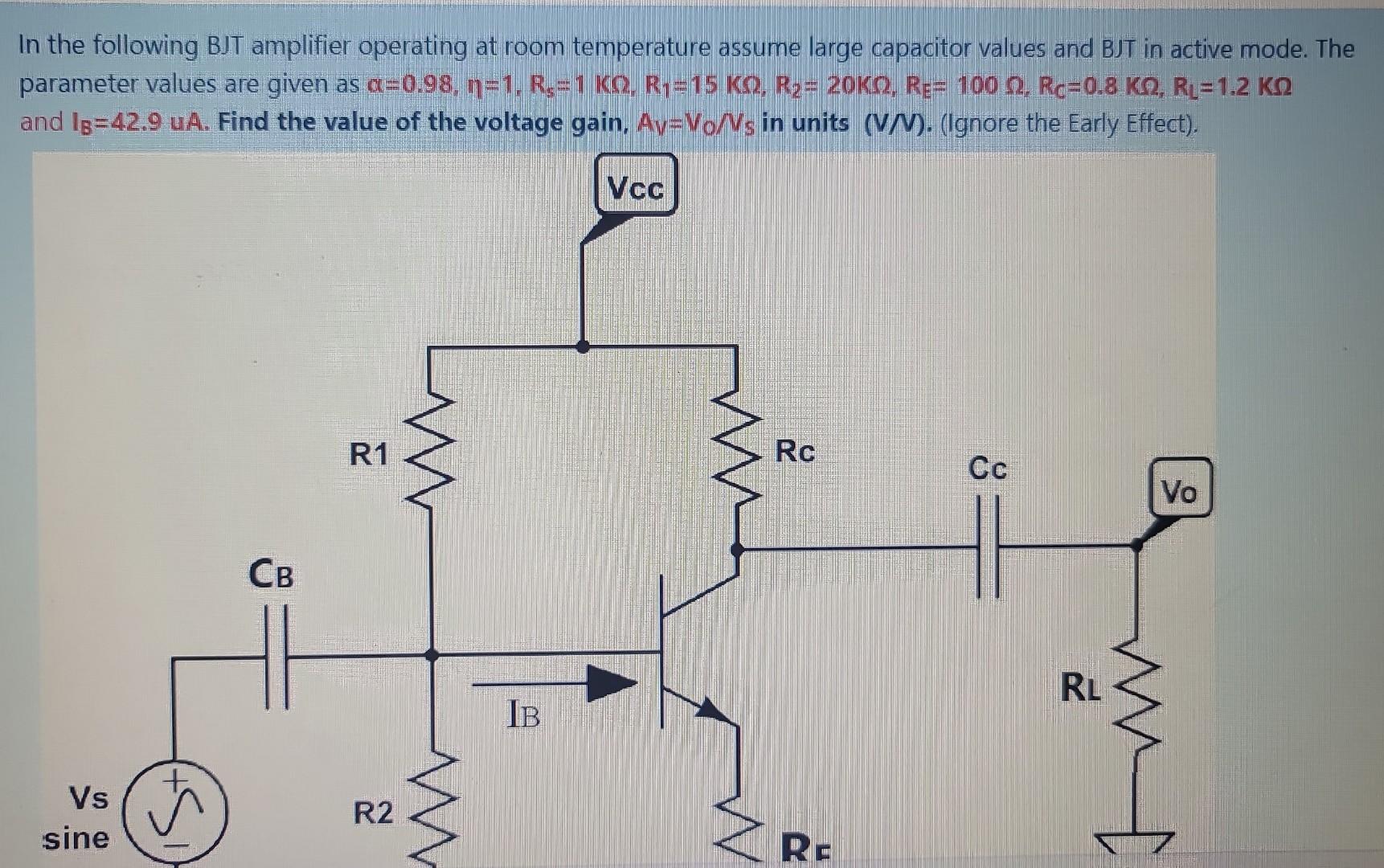 Solved solved it using hybrid pi model and make sure | Chegg.com