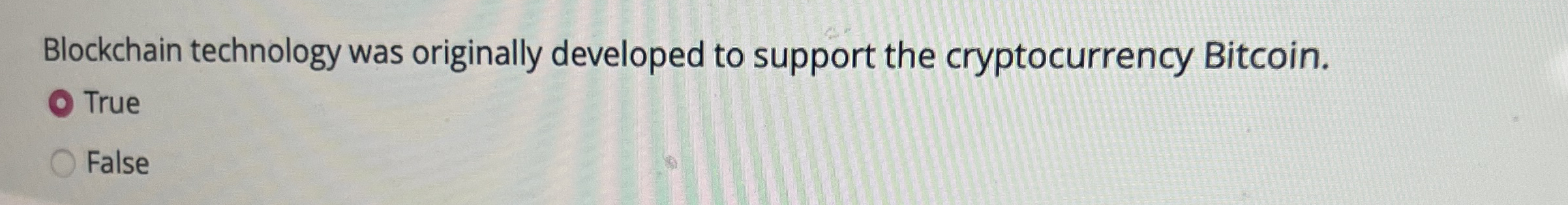 Solved Blockchain technology was originally developed to | Chegg.com