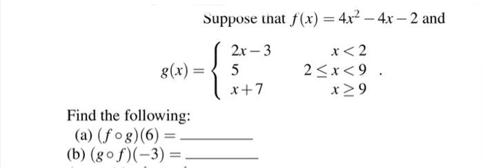 Solved Suppose that f(x)=4x2−4x−2 | Chegg.com