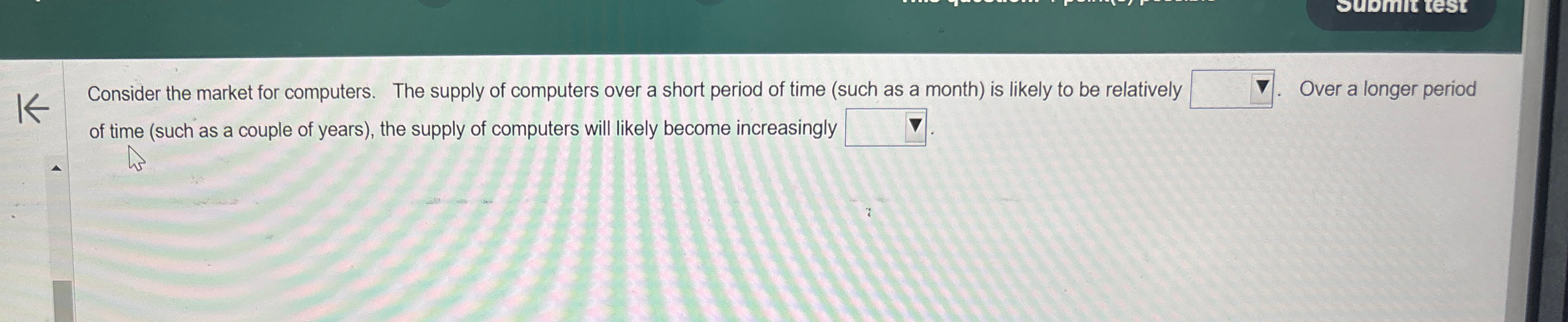 Solved Consider the market for computers. The supply of | Chegg.com