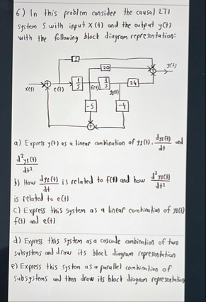 Solved In this problem consider the causal LTI system S | Chegg.com