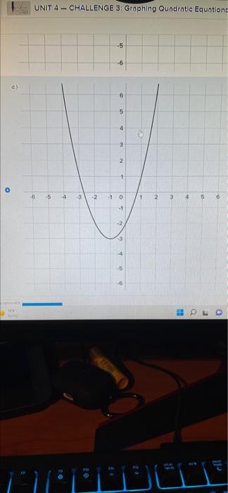 Solved 3 - Graphing Parabolas LEARNING OBJECTIVE: Determine | Chegg.com