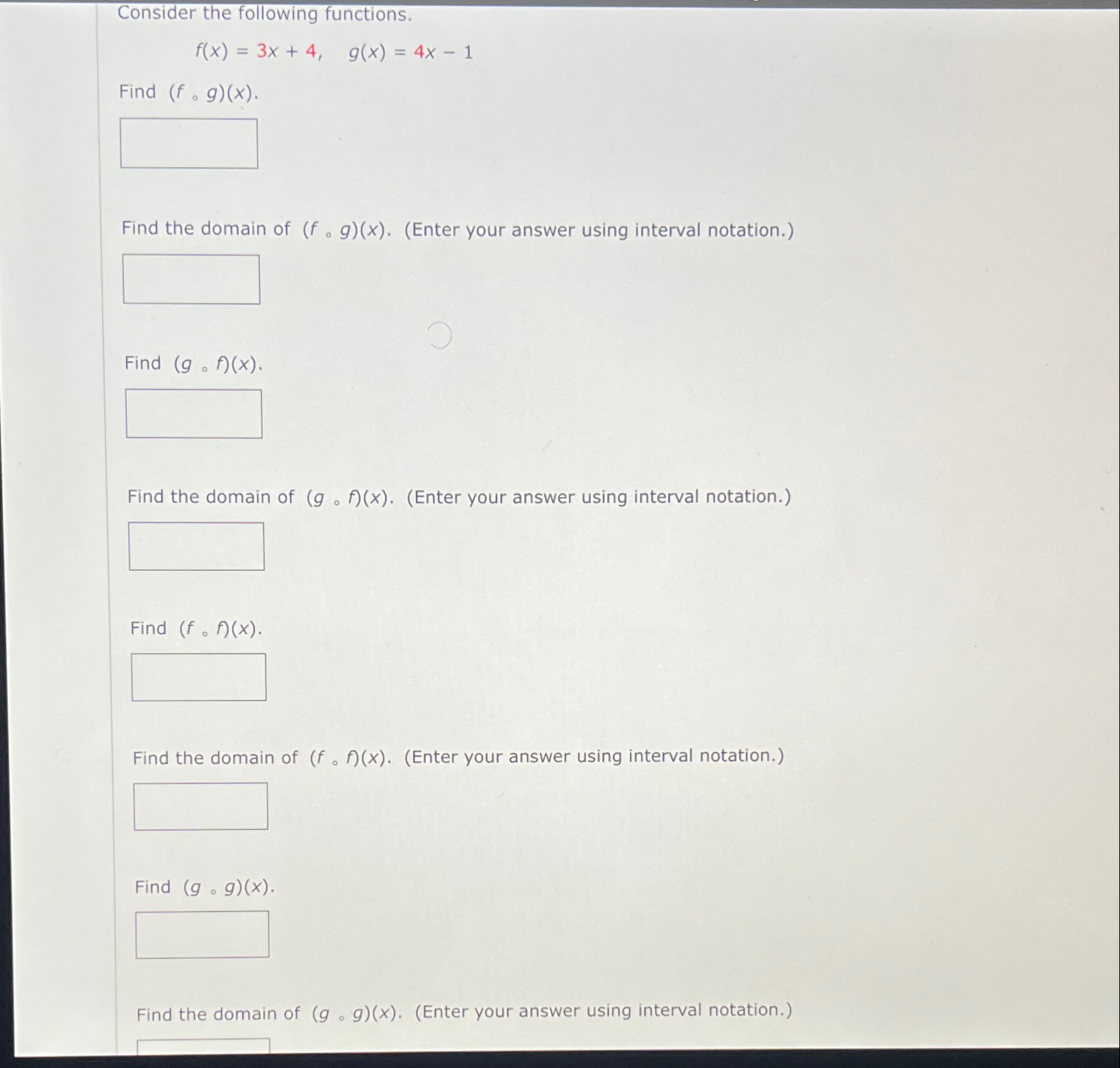 Solved Consider the following | Chegg.com