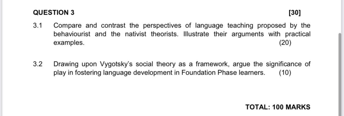Solved QUESTION 3[30]3.1 ﻿Compare and contrast the | Chegg.com