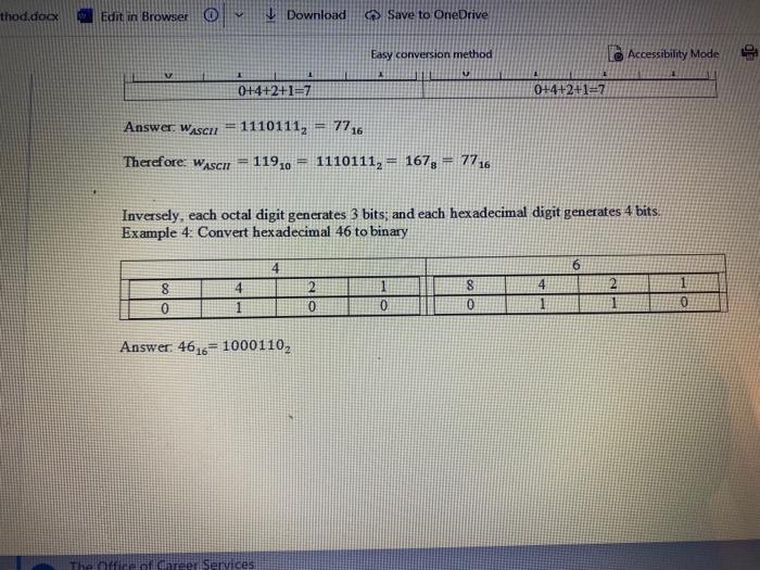 Solved - 2. Perform the conversions shown in the "Easy | Chegg.com