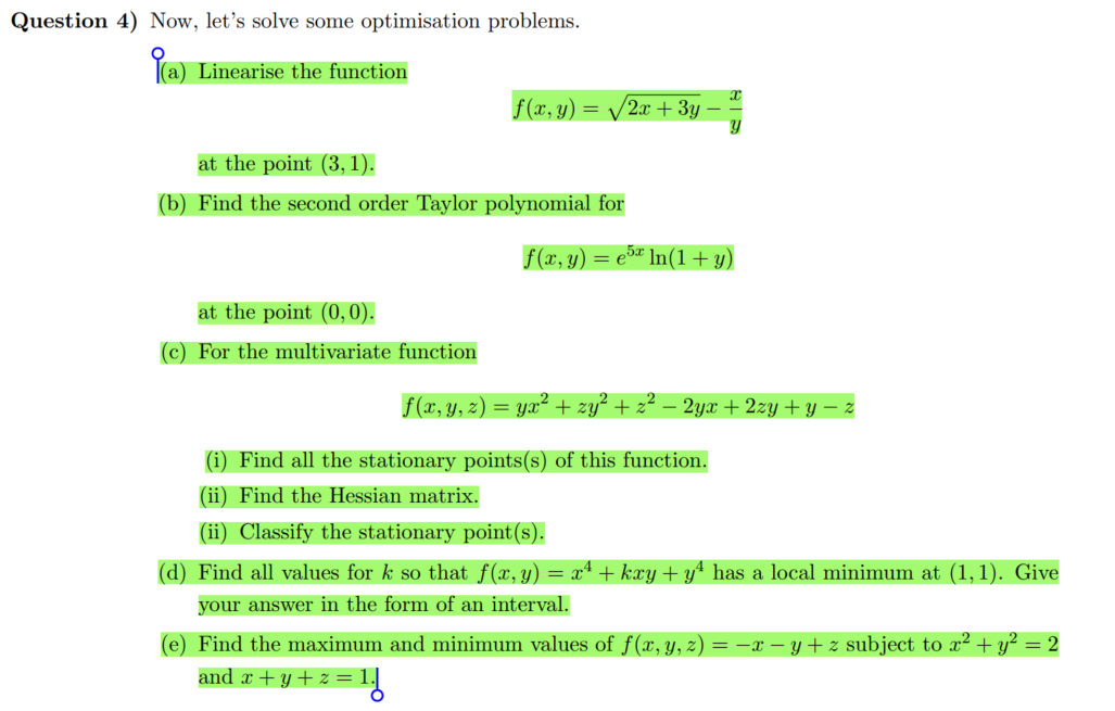 Solved Solve all question carefully please. Question 4) | Chegg.com