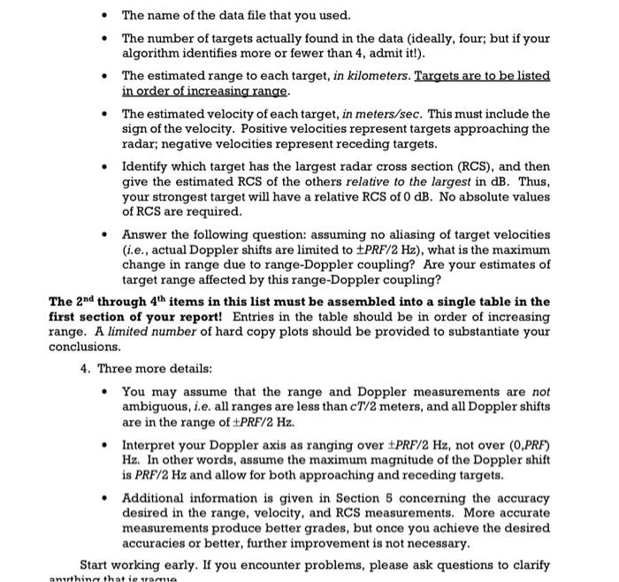 1 PROBLEM You will be given a fast-time/slow-time | Chegg.com