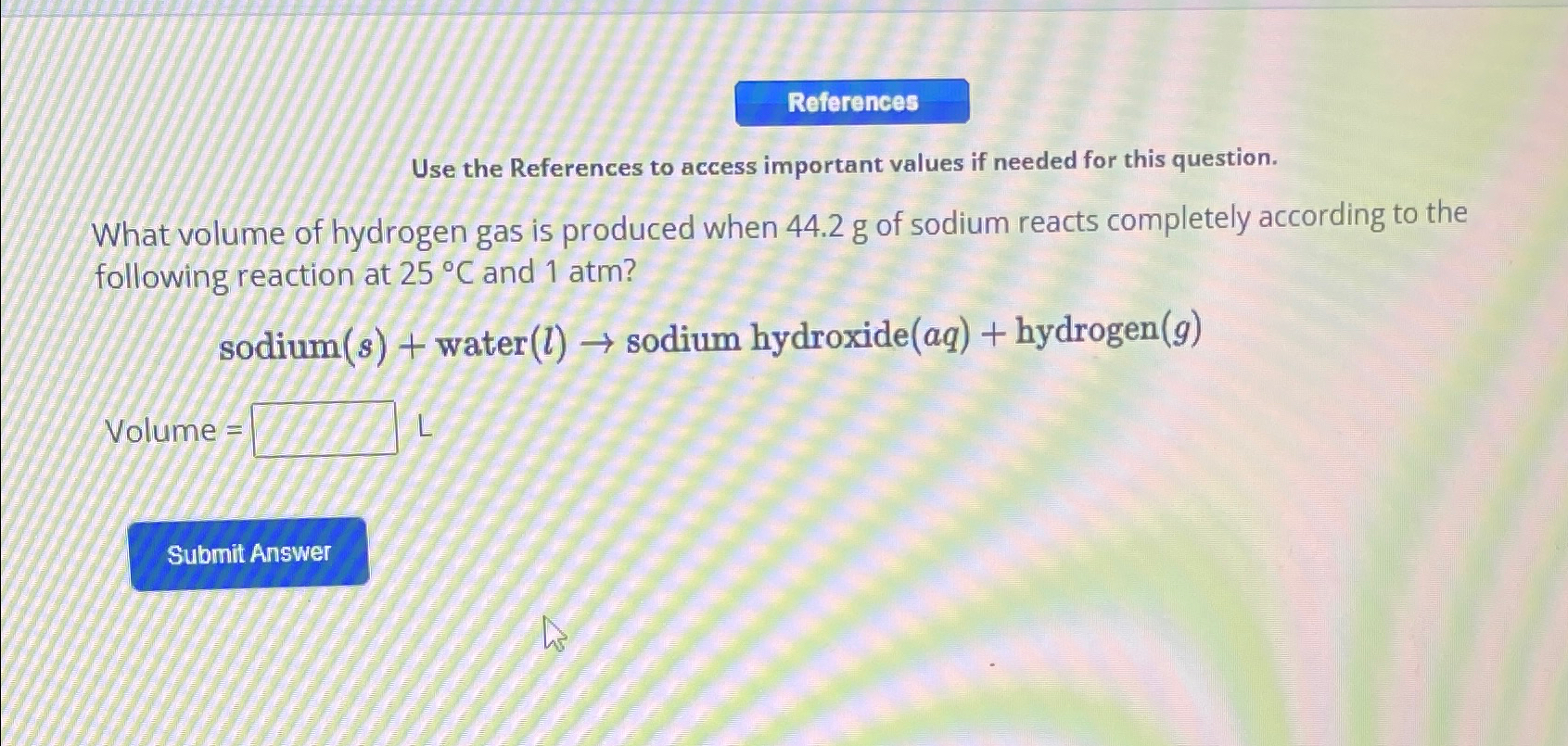 Solved Use the References to access important values if | Chegg.com