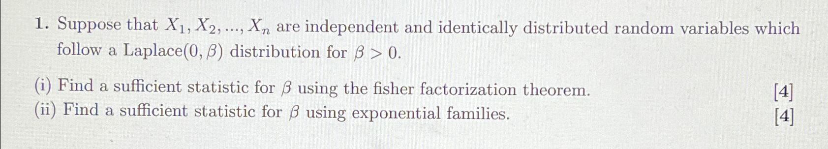 Solved Suppose that x1,x2,dots,xn ﻿are independent and | Chegg.com