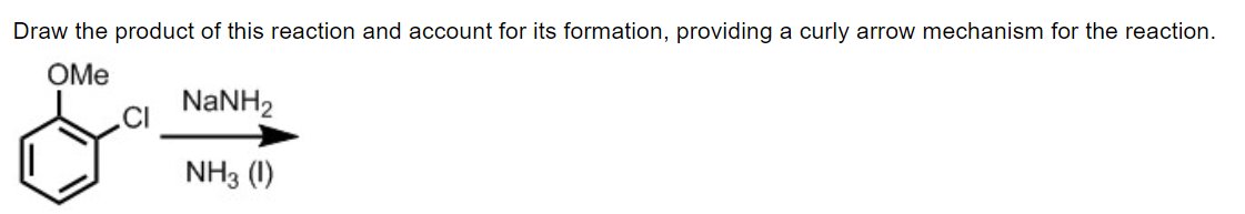Solved Draw the product of this reaction and account for its | Chegg.com