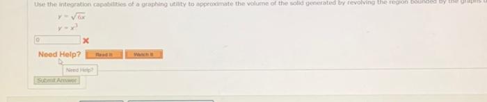 Solved Use the integration capabilities of a graphing | Chegg.com