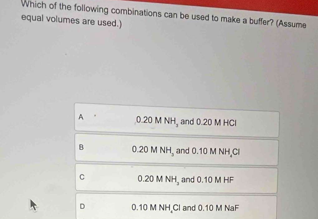 Solved Which of the following combinations can be used to | Chegg.com