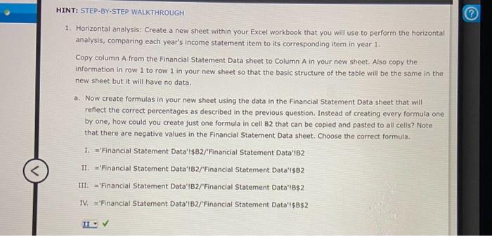 Solved Common-Size Financial Statement Analysis Using Excel | Chegg.com