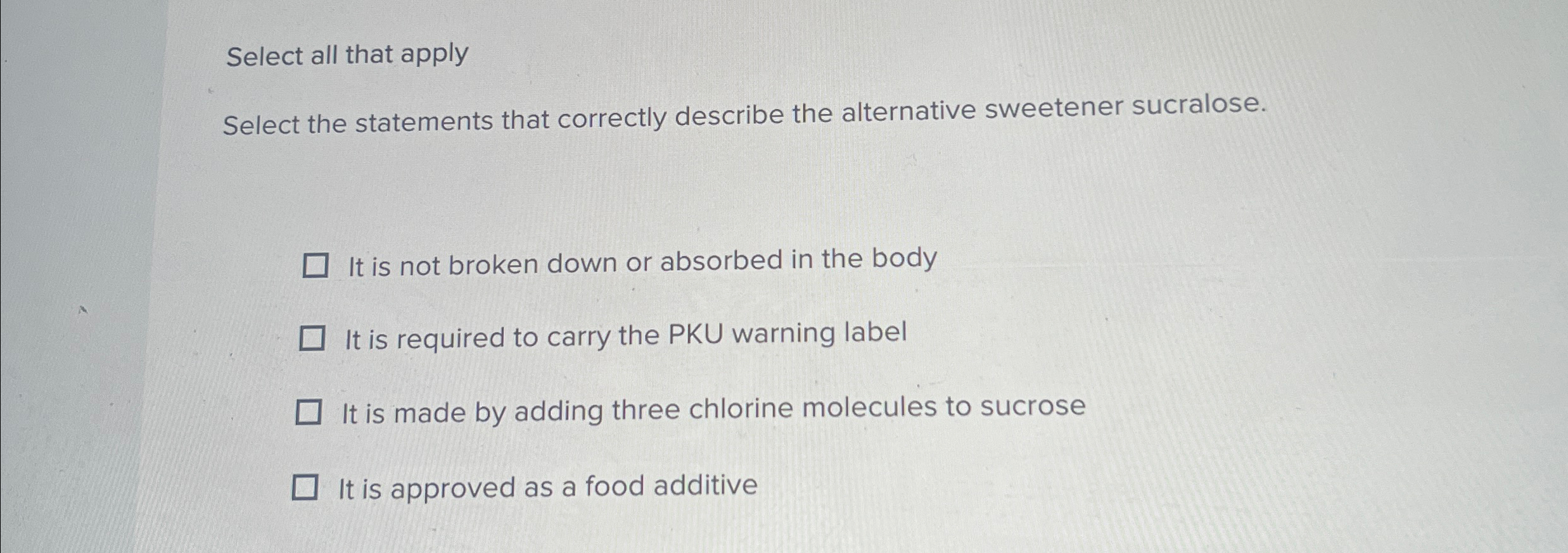Solved Select all that applySelect the statements that | Chegg.com