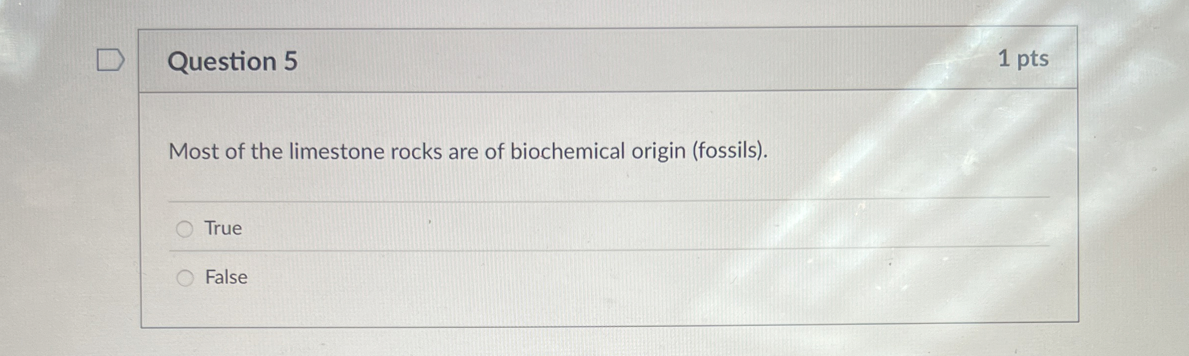 Solved Question 5Most of the limestone rocks are of | Chegg.com