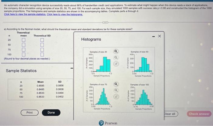 Solved An automatic character recognition device | Chegg.com