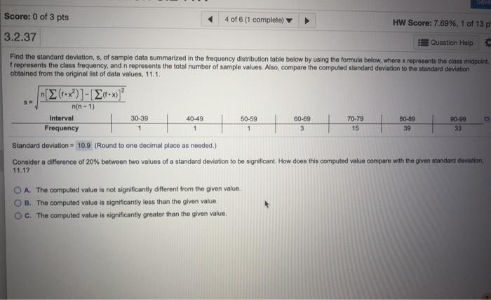 Solved Save Score 0 Of 3 Pts 4 Of 6 1 Complete Hw Score