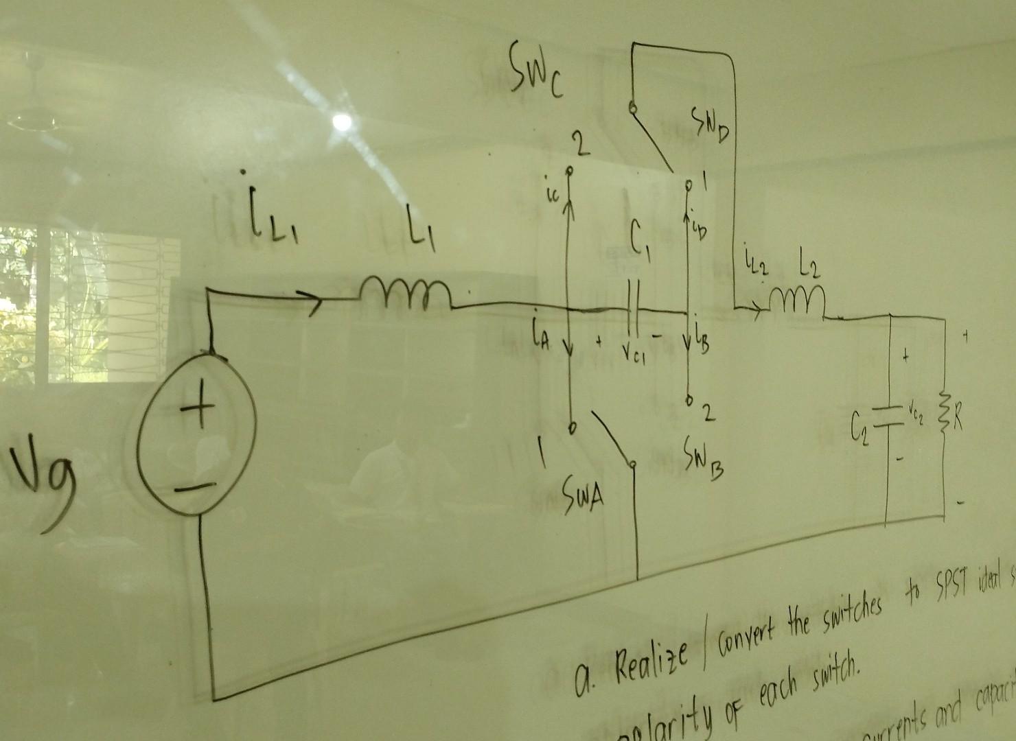 Solved Vga. Realize / convert the switches to SPST ideal | Chegg.com