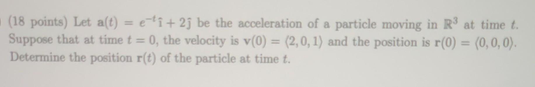 Solved Let r(t)= 2cost,2sint,−t . Determine the curvature | Chegg.com