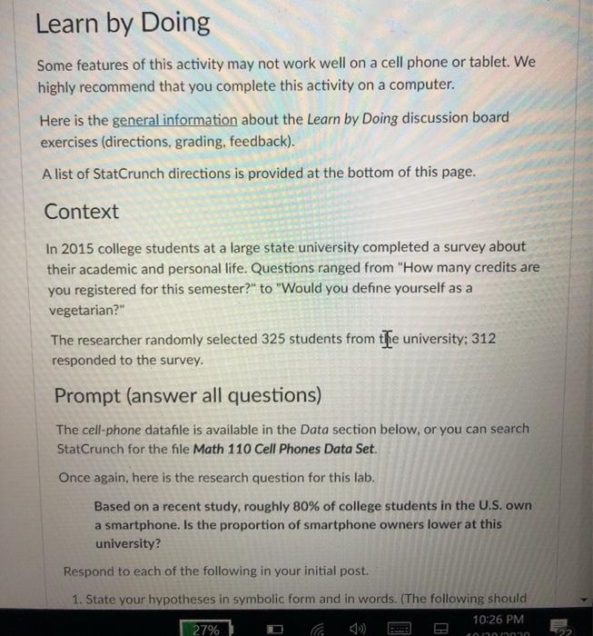 Learn by Doing Some features of this activity may not | Chegg.com