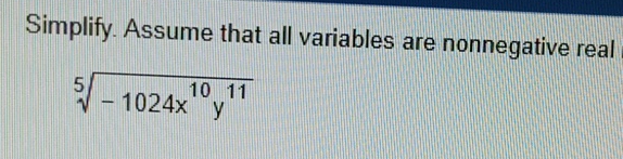 Solved Simplify. Assume that all variables are nonnegative | Chegg.com