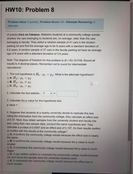 Solved HW10: Problem 8 Problem Value: 5 point(s). Problem | Chegg.com