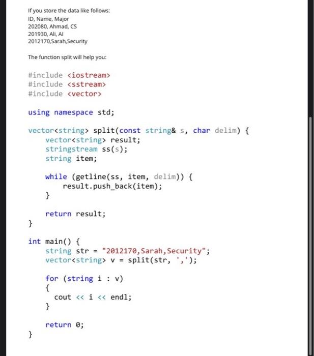 Solved Task 1: Store your data If you tried to write a | Chegg.com