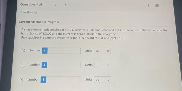 Solved A single-loop circuit consists of a 7.2Ω resistor, | Chegg.com