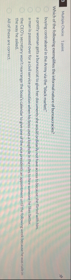 Solved 3Multiple Choice1 ﻿point,Which of the following | Chegg.com