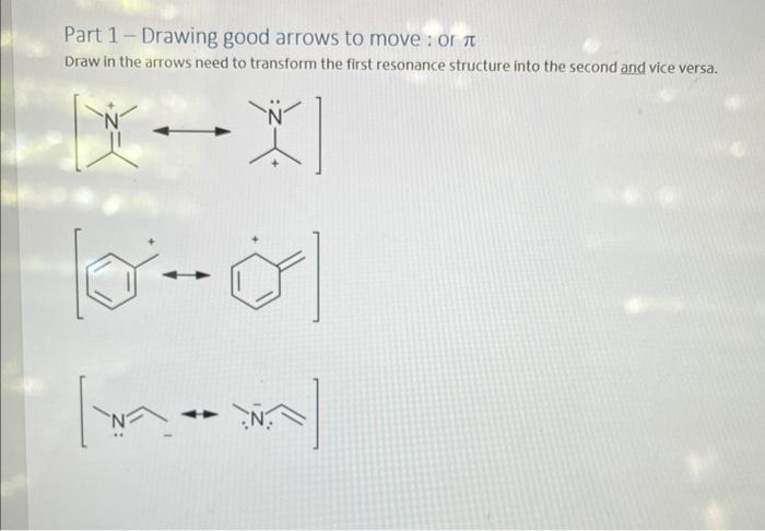Solved Can someone help me draw in the arrows to transform | Chegg.com