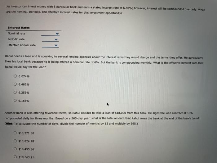 Solved 8. Nonannual compounding period The number of | Chegg.com Solved 8. Nonannual compounding period The number of | Chegg.com