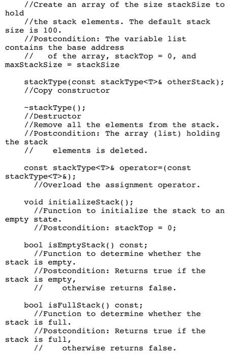 Solved Header File Stackadth Ifndef Hstackadt Define 